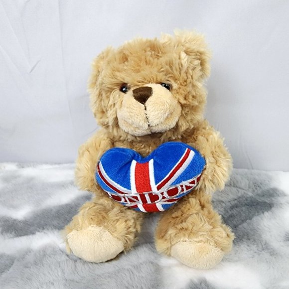 Keel Toys | Toys | Keel Toys Uk London Flag Heart Teddy Bear ...